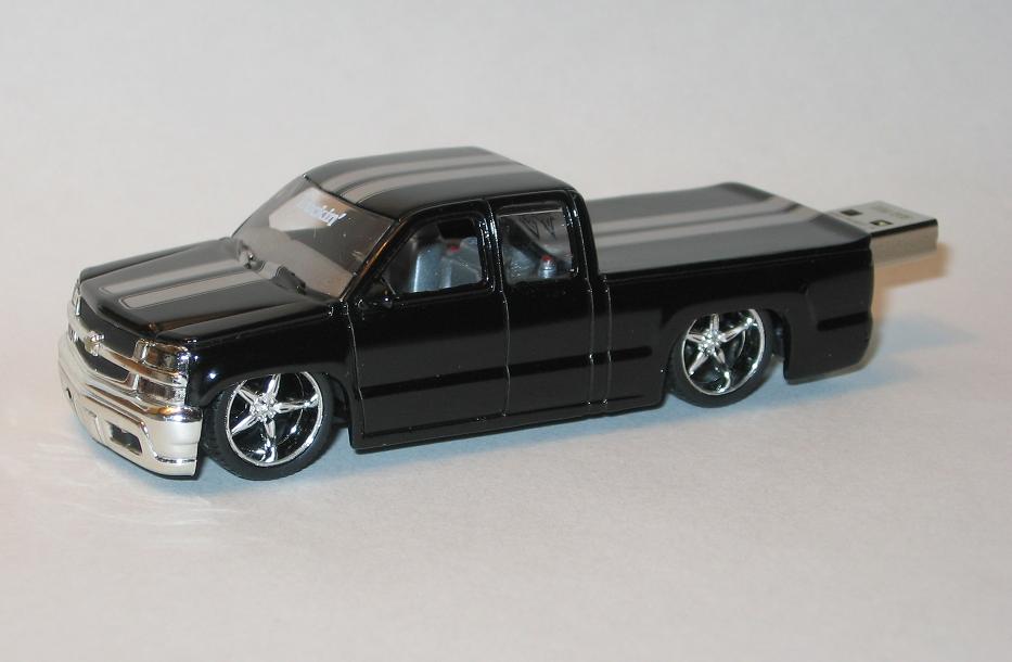 __ SS Black AutoDrive® NBS Chevy Silverado 2GB USB flash drive - The ...
